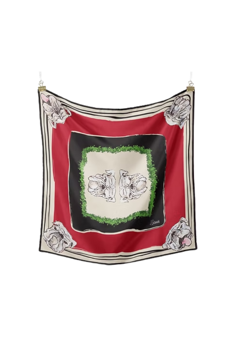 Small “Where My Dawgs At?” Premium Silk Scarf