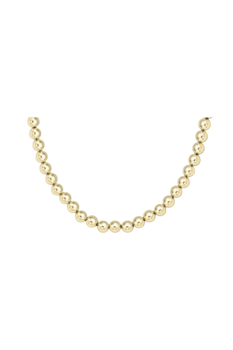 15" Choker Classic Gold 7mm Bead